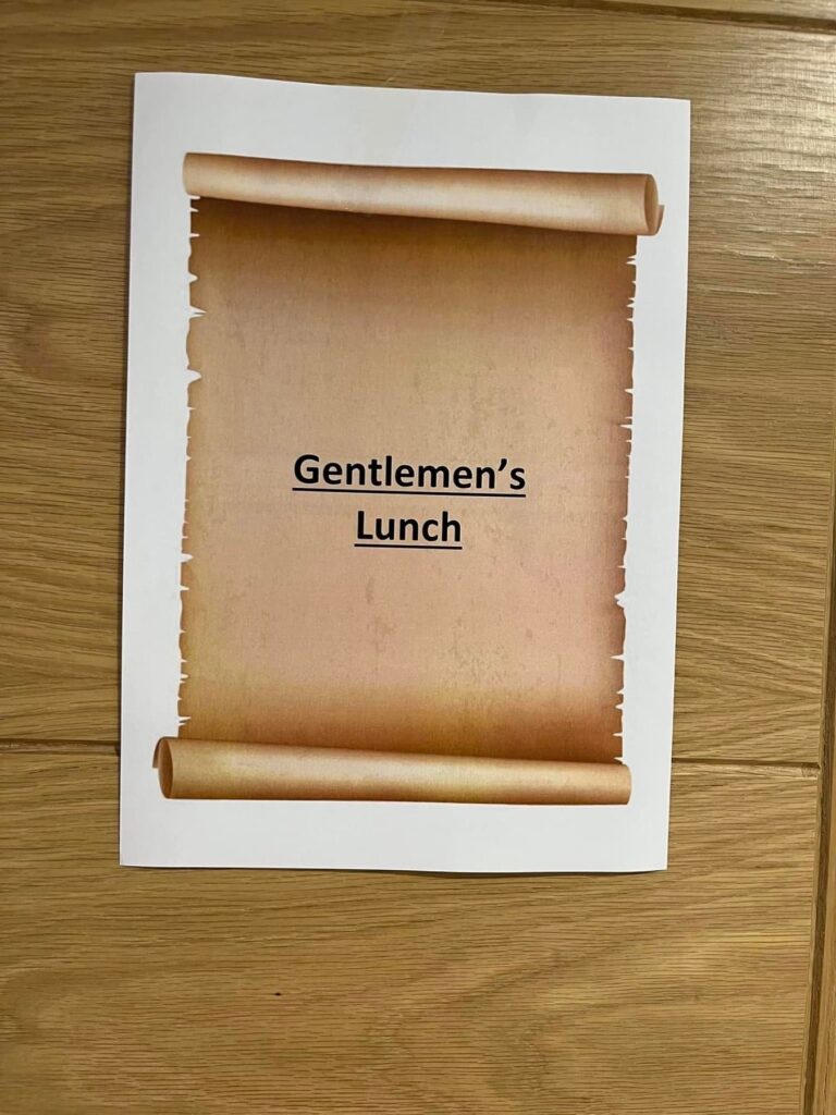 Our First Gentlemen’s Lunch Club - Woodlands Care Home